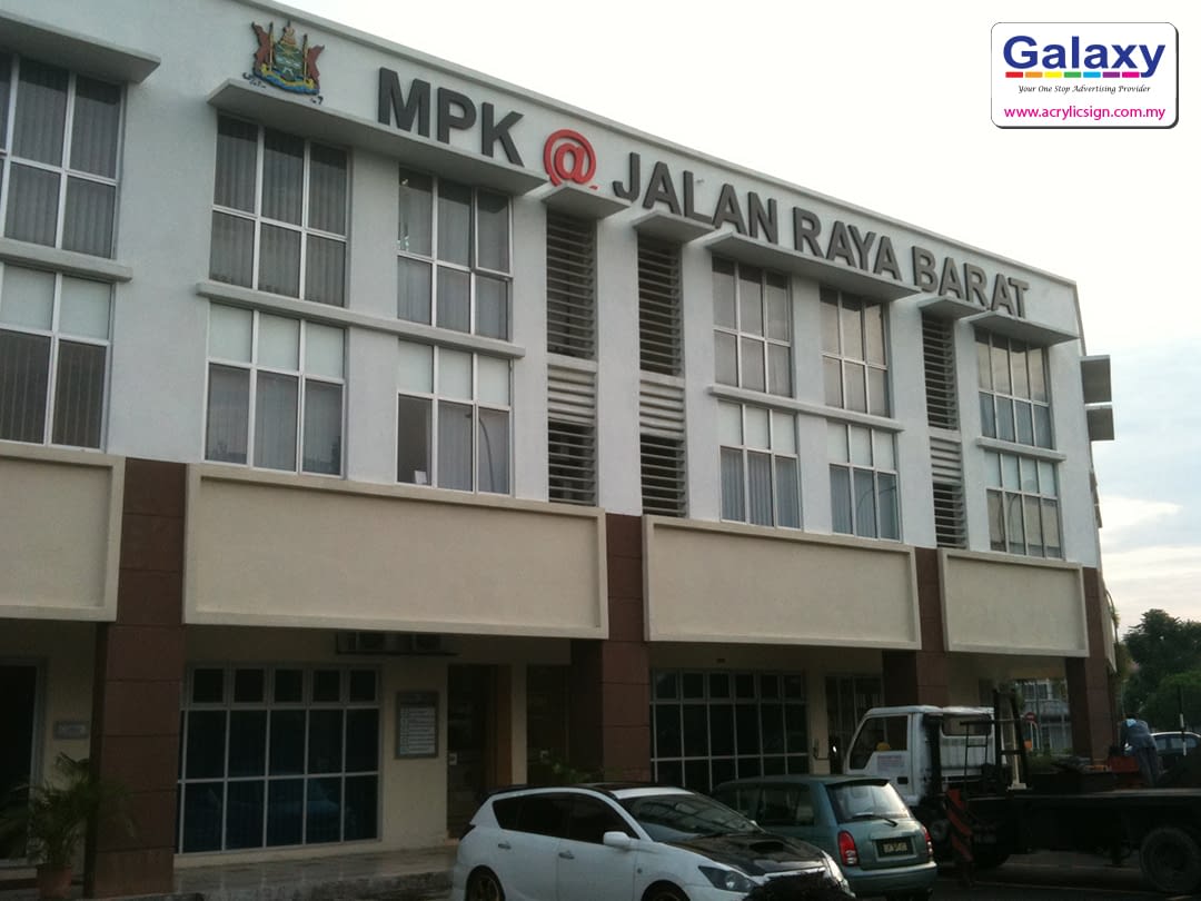 3D Box-up Lettering Sign Board | Galaxy Advertising & Trading