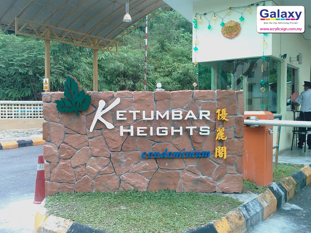 3D Box-up Lettering Sign Board | Galaxy Advertising & Trading