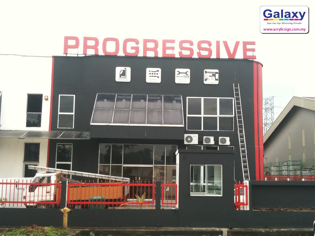 3D Box-up Lettering Sign Board | Galaxy Advertising & Trading